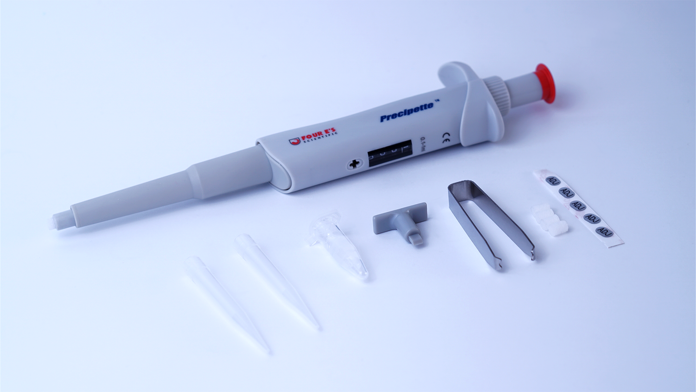 Four E's Single Channel Adjustable Micro Pipette 0.1µl–1ml | Canada ...